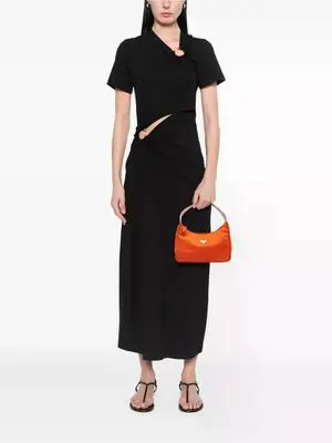 Prada 2000-2013 Mini Tessuto Sport Shoulder Bag - Orange