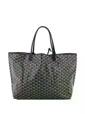Goyard Saint Louis Coated Canvas Gm Tote Bag - Black