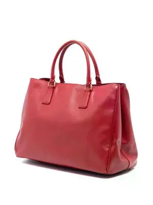 Prada Large Saffiano Lux Galleria Satchel - Red
