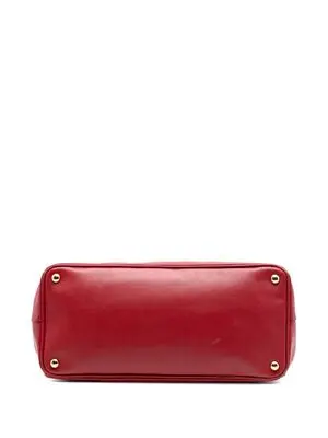 Prada Large Saffiano Lux Galleria Satchel - Red