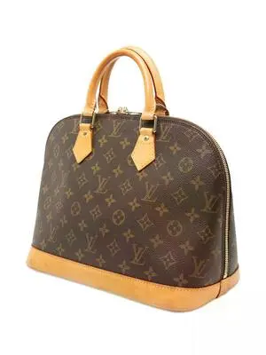 LOUIS VUITTON 2000 Monogram Alma Pm Handbag - Brown