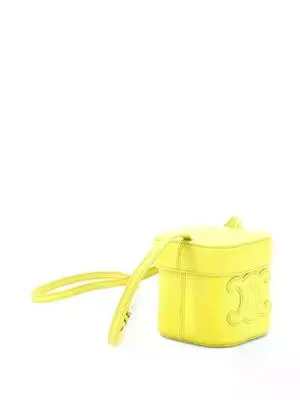 Celine Cuir Triomphe Box Bag - Yellow