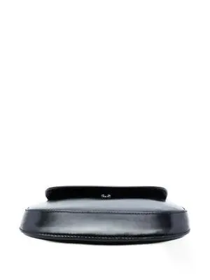 Prada Mini Spazzolato Cleo Flap Crossbody Bag 2000-2013 - Black