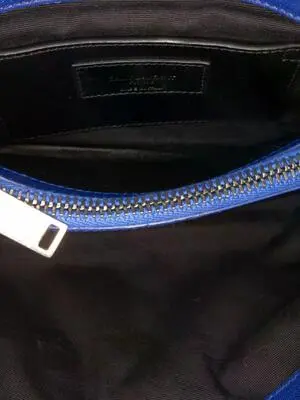 Saint Laurent 2017 Medium Monogram College Satchel - Blue