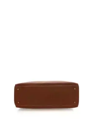 Hermès 1993 Courchevel Kelly Retourne 35 Satchel - Brown