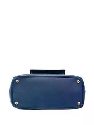 Prada Saffiano Lux Galleria Double Zip Satchel