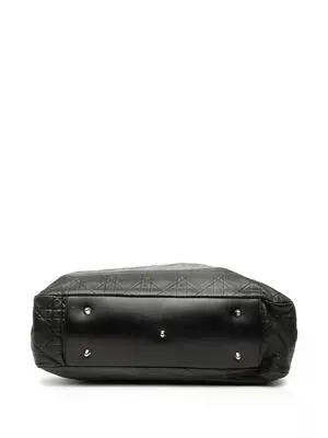 Dior 2008 Lambskin Cannage Lady Soft Shopping Tote Bag