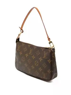 LOUIS VUITTON 2000 Monogram Pochette Accessoires - Brown