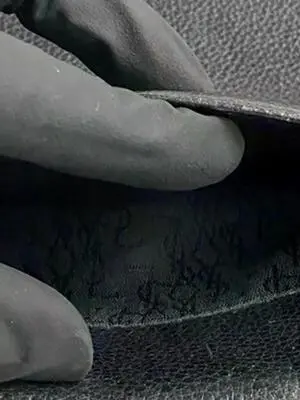 Saint Laurent 20th Century Pebbled Leather Satchel