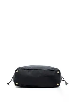Prada Saffiano Trimmed Tessuto Tote