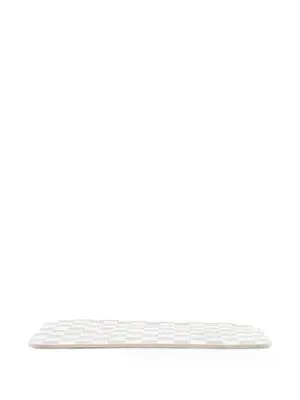 LOUIS VUITTON Damier Azur Neverfull Mm Pouch - White