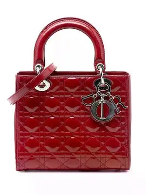 Dior 2013 Medium Patent Cannage Lady Satchel