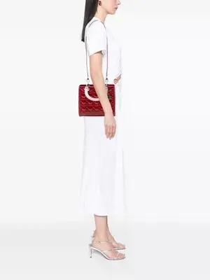 Dior 2013 Medium Patent Cannage Lady Satchel