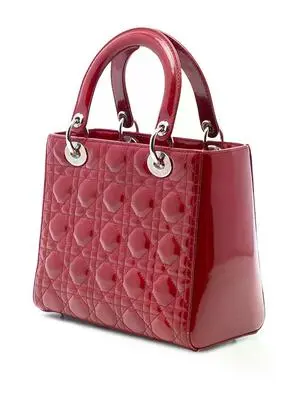 Dior 2013 Medium Patent Cannage Lady Satchel