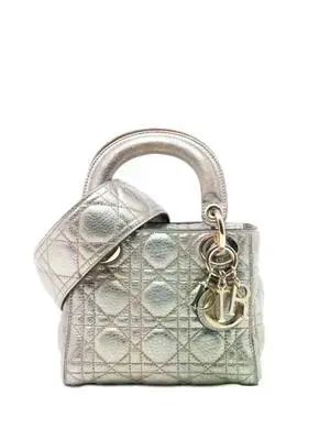 Dior 2017 Mini Lady Satchel - Silver