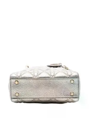 Dior 2017 Mini Lady Satchel - Silver