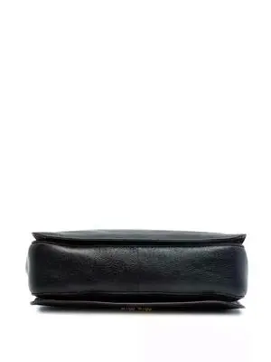 Miu Miu 2010-2025 Goatskin Madras Satchel - Black