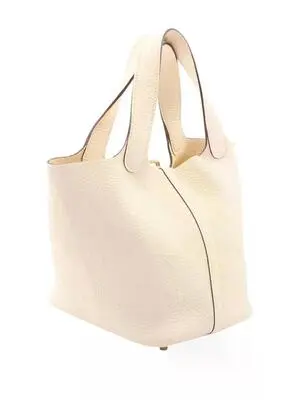Hermès 2021 Clemence Picotin Lock 18 Handbag - Brown