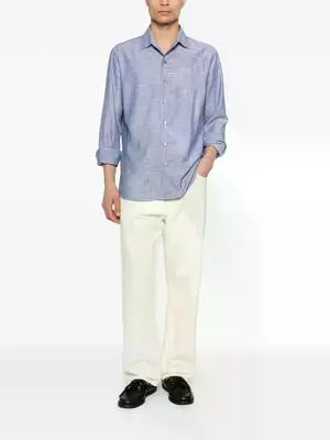 Brioni Buttoned Marcelo Shirt - Blue