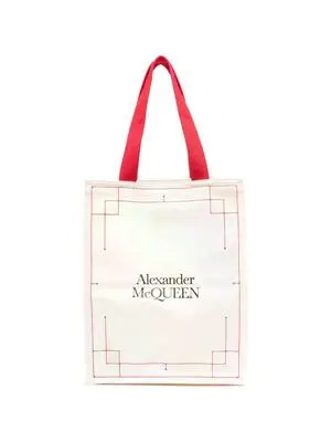 Alexander McQueen Logo-print Tote Bag