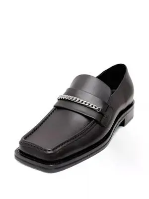 Martine Rose Chain-detail Loafers - Black