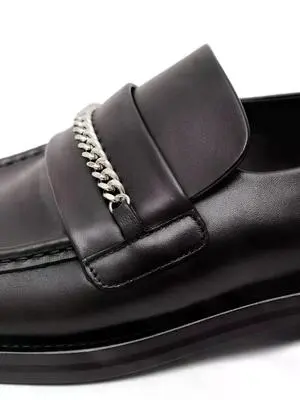 Martine Rose Chain-detail Loafers - Black