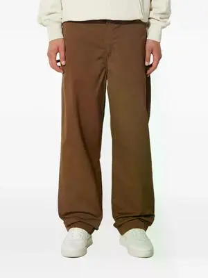 Carhartt Work In Progress Logo-patch Trousers - Brown