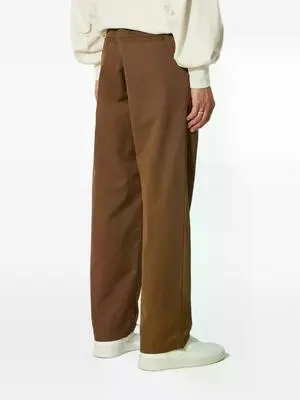 Carhartt Work In Progress Logo-patch Trousers - Brown