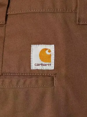 Carhartt Work In Progress Logo-patch Trousers - Brown