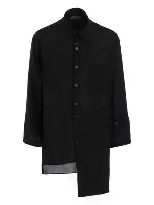 Yohji Yamamoto Chest Pouch Pocket Blouse
