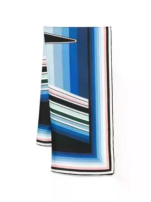 Casablanca Silk Scarf - Blue