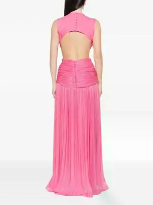 Costarellos Cutout-detail Maxi Dress - Pink
