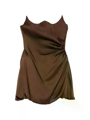 Brown Ruched