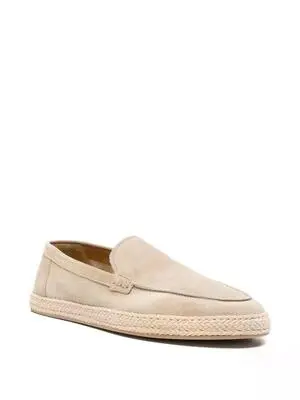 DOUCAL'S Leather Espadrille - Neutrals