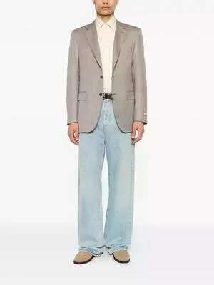 LARDINI Paethos Textured Shirt - Neutrals