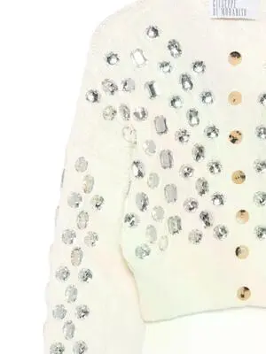 Giuseppe Di Morabito Embellished Button Cardigan - Neutrals