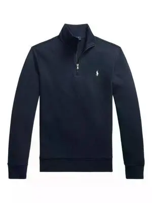 Polo Ralph Lauren Embroidered Quarter-zip Sweatshirt - Blue