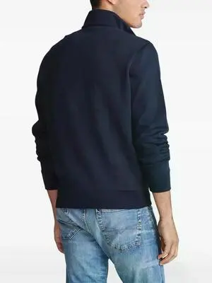 Polo Ralph Lauren Embroidered Quarter-zip Sweatshirt - Blue