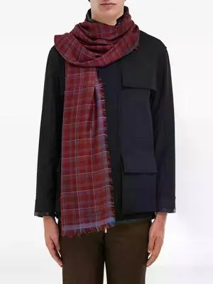 FERRAGAMO Cashmere And Silk Scarf - Red
