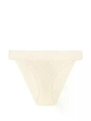 Eric Bompard Crocheted Bikini Bottoms - Neutrals