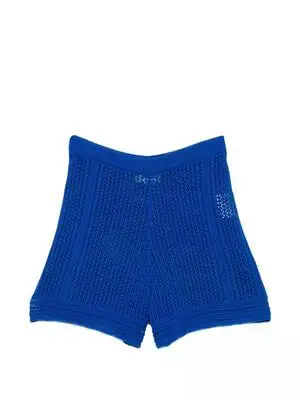 Eric Bompard Crocheted Shorts - Blue