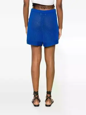 Eric Bompard Crocheted Shorts - Blue