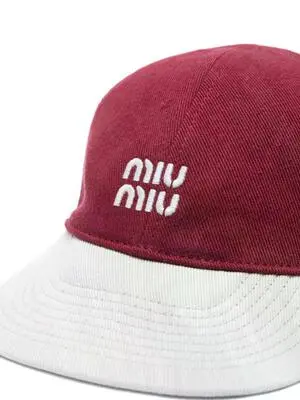 Miu Miu Baseball Cap - Red