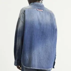Acne Studios Blue Trafalgar Denim Shirt - Mid Blue