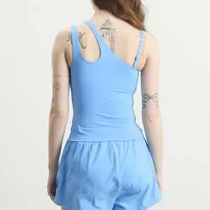 TALA Skinluxe Asymmetrical Vest - Sky Blue