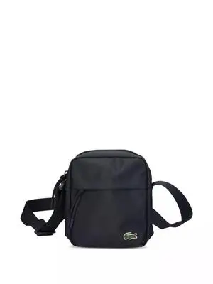 Lacoste Logo-appliqué Shoulder Bag - Black