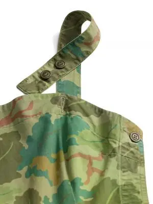 Ralph Lauren Buttoned Camouflage Jumpsuit