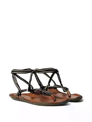 LEMAIRE Tassel Laced Sandals