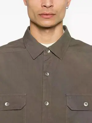 Rick Owens Flap-pocket Shirt - Brown