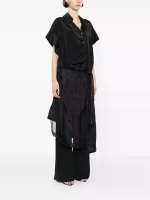 GAZ DE LIN Tied-waist Midi Dress